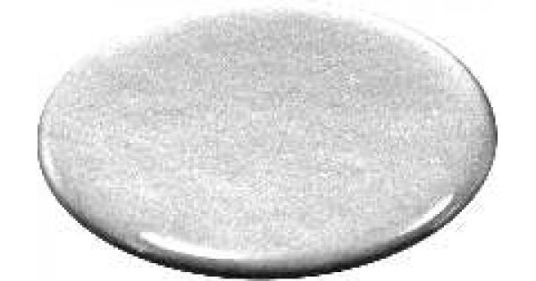 Silver 3D wheel cap sticker