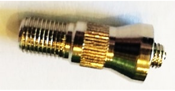 Inflating adapter for hidden valve